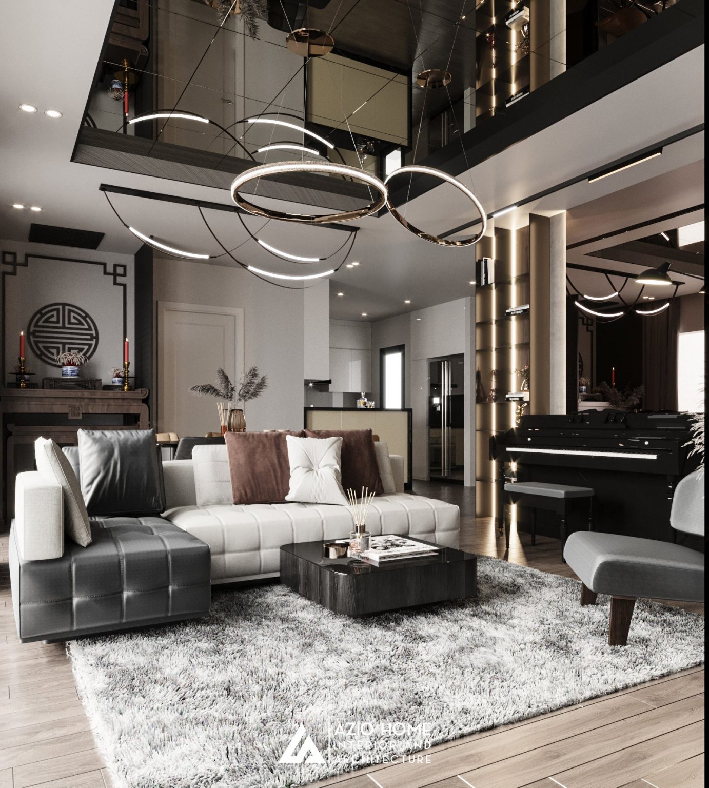 Thiết kế căn hộ cao Udic Complex Hoàng Đạo Thúy, Hà Nội - Nội Thất Azio ...